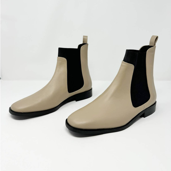 Everlane | Shoes | New Everlane The Italian Leather Square Toe Ankle ...